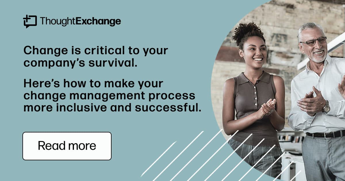 How Inclusivity Can Accelerate the Speed of Change | ThoughtExchange