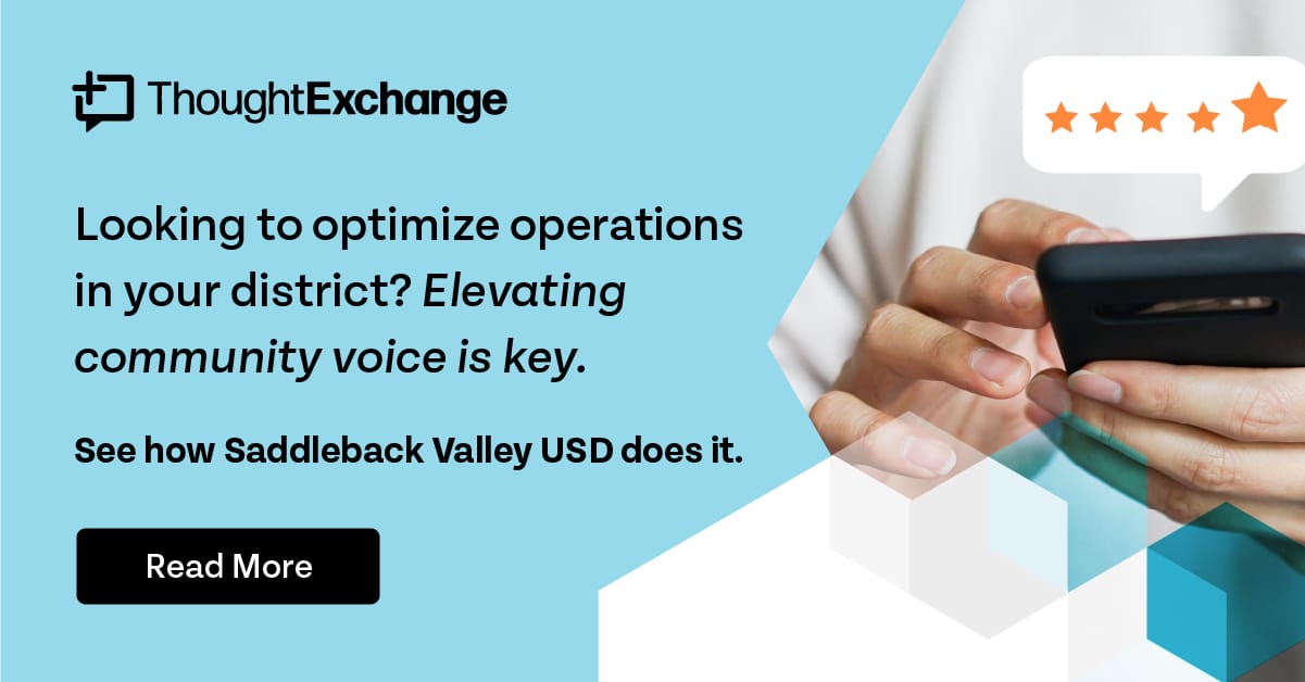 Saddleback Valley Gets More Inclusive Data in Less Time | ThoughtExchange
