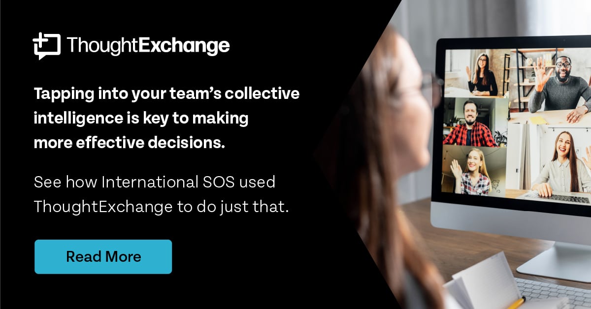 International SOS Adapts to a Changing Market Using ThoughtExchange | ThoughtExchange