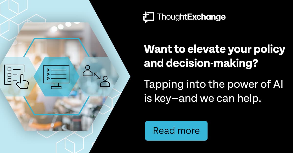3 ThoughtExchange Features That Will Transform Public Sector Engagement | ThoughtExchange